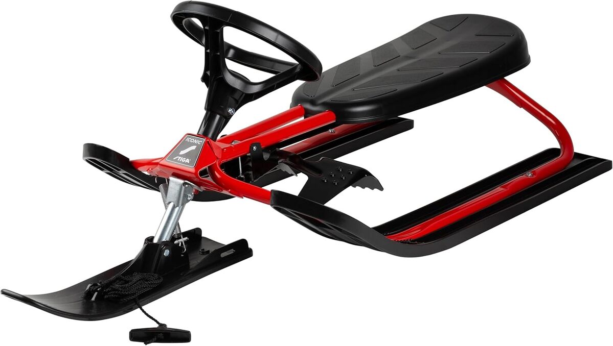 Test : sTIGA Snowracer Iconic, la luge enfant tout-terrain