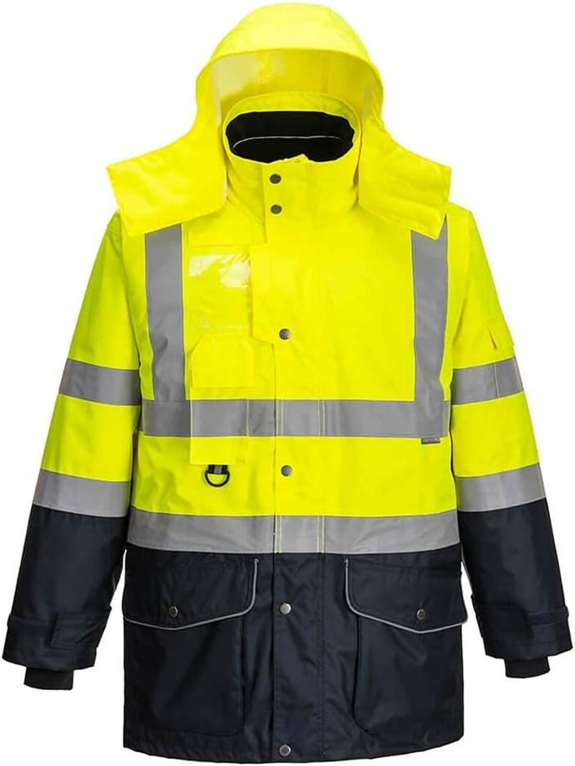 Test : parka Portwest multipoches S426YNRXL haute-visibilité